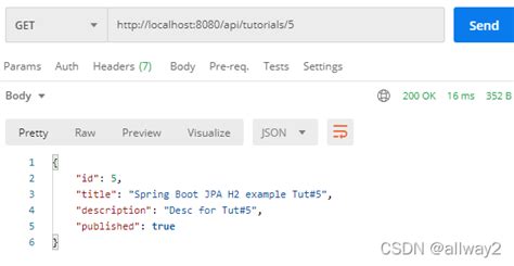 spring boot jpa h2 示例：构建 crud rest api jpa hibernate ddl auto h2 csdn博客
