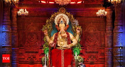 Ganesh Chaturthi 2022 Mumbai S Lalbaugcha Raja First Look Unveiled