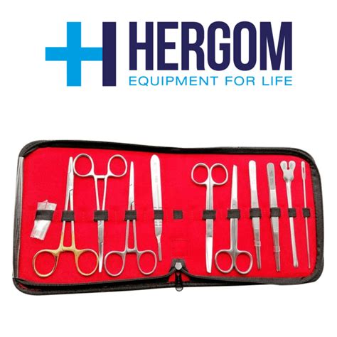 ESTUCHE DE DISECCION DE 20 PIEZAS HERGOM Omega Médica Distribuciones