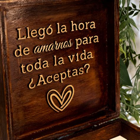 Cofre De Compromiso Caja De Madera Para Reloj