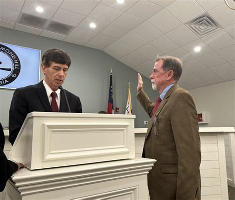 Richmond Hill City Council Members Sworn In Bryan County News