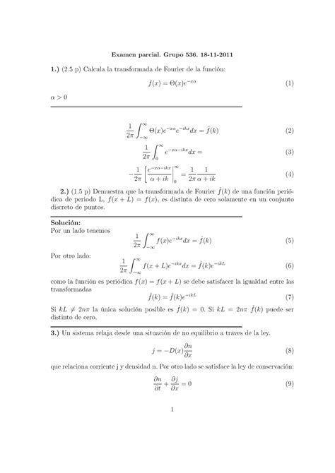 Exámen 18 noviembre 2011 preguntas y respuestas Examen parcial
