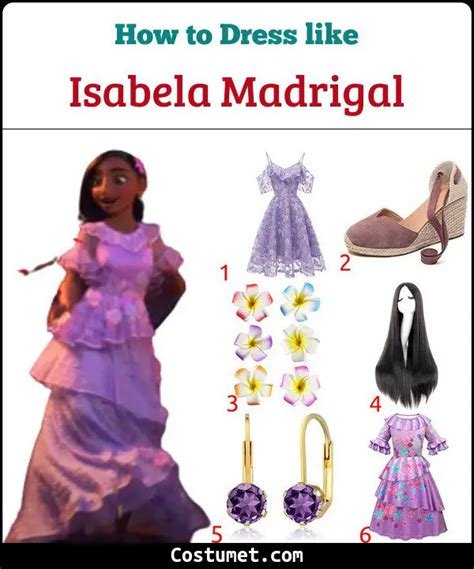 Isabela Madrigal Encanto Costume For Halloween