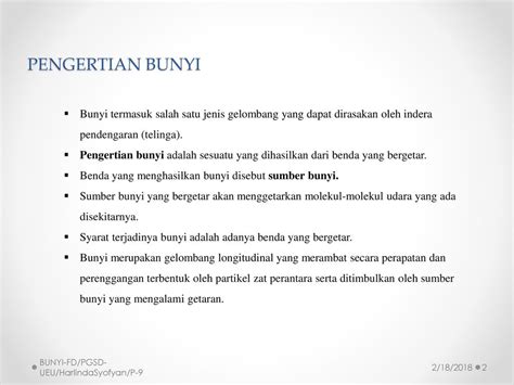 Bunyi Yang Terdengar Lemah Di Telinga Kita Disebut Ilmu