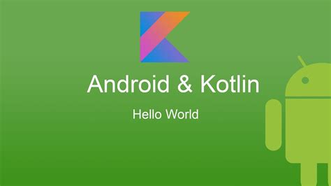 Android Kotlin Tutorial 1 Hello World YouTube