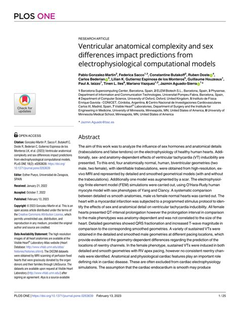 pdf ventricular anatomical complexity and sex differences impact predictions from