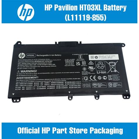 HP OFFICIAL Ht03xl Battery For HP Pavilion 14 15 X360 Battery L11119