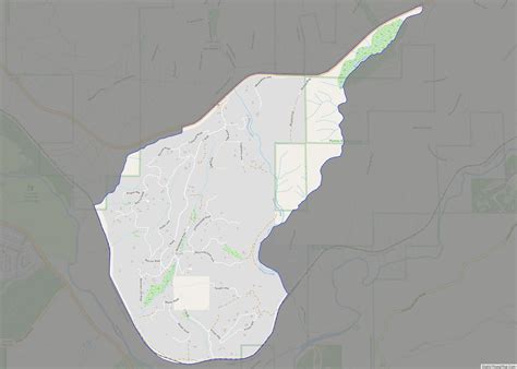 Map Of Valley Ranch CDP Thong Thai Real