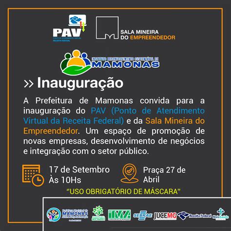 Inauguração do PAV Ponto de Atendimento Virtual da Receita Federal e