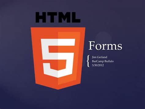 html 5 forms ppt