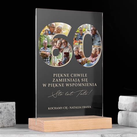 Statuetka Ze Zdj Ciami Prezent Na Sze Dziesi Te Urodziny