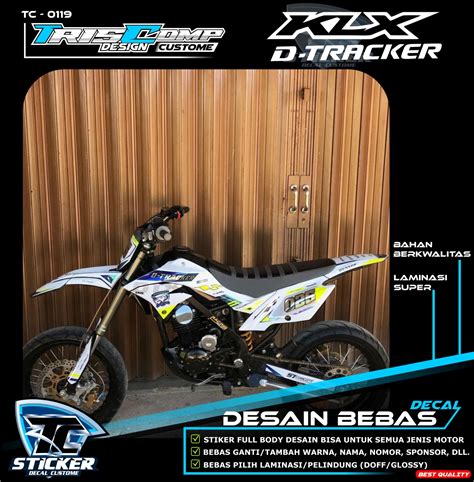 Bisa Request Decal Sticker Kombinasi Motor KLX KLX BF KLX 150 L