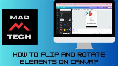 How To Flip And Rotate Elements On Canva Flip Elements On Canva