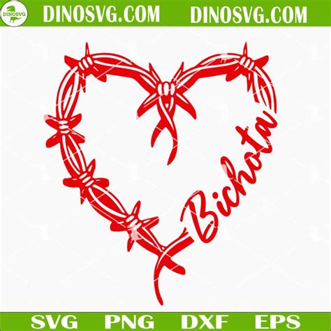 Bichota Heart Tattoo Svg La Bichota Svg Karol G Svg Png Dxf Eps Dinosvg