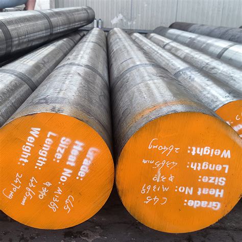 AISI 1045 45 S45C C45E 1 1191 EN8D 080M40 Forged Carbon Steel Round Bar