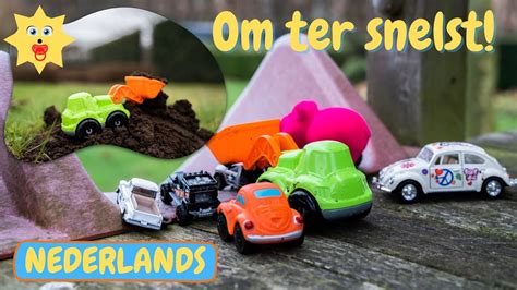 Spelen Met Auto S In De Tuin Leerrijk Filmpje Voor Peuters En