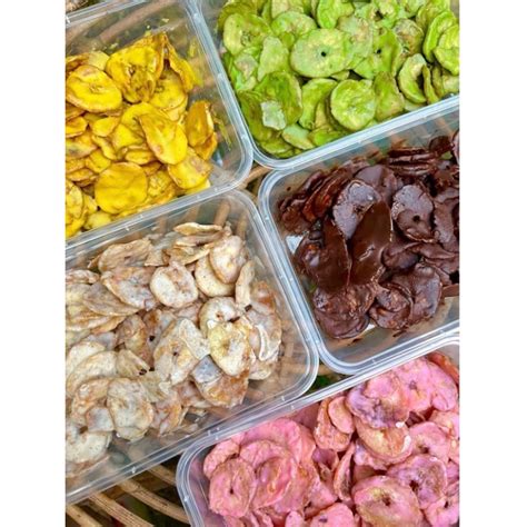 Jual Banana Chips Keripik Pisang Lumer Menggunakan COKLAT BATANG