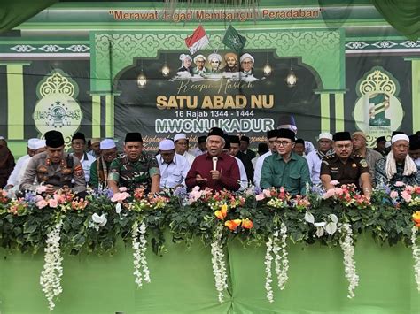 MWC NU Kadur Pamekasan Turut Rayakan 1 Abad NU Dengan Meriah