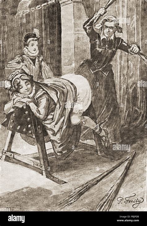 1865 Woman on fessée cheval Photo Stock Alamy