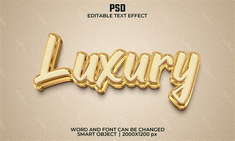 Effet De Texte Luxueux Fichier PSD Photoshop PREMIUM TextStudio