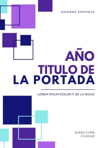 Portadas de Informes 16 carátulas gratis para descargar en Word