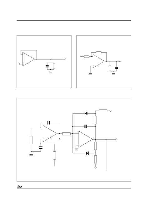 TL072 Datasheet 7 9 Pages STMICROELECTRONICS LOW NOISE J FET DUAL