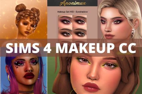 57 Sims 4 Makeup CC Lipstick Eyeliner Blush More We Want Mods