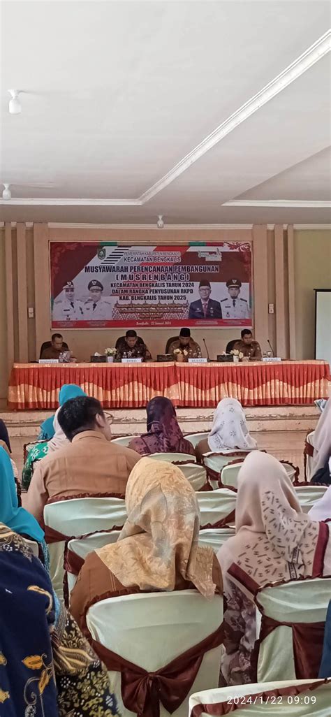 Musyawarah Perencanaan Pembangunan MUSRENBANG Kecamatan Bengkalis