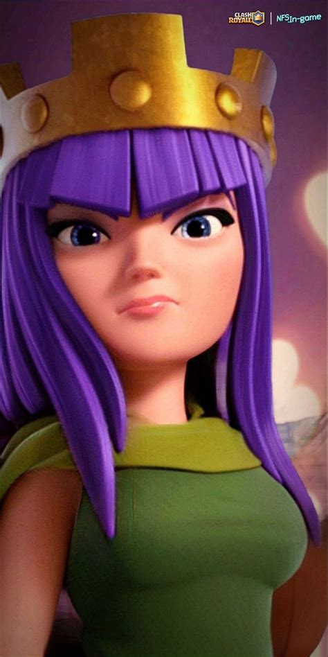 Clash Royale Clash Of Clans Archer Queen Phone Wallpaper Close
