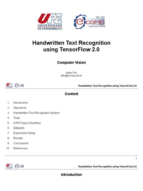 handwritten text recognition using tensorflow 2 0 computer vision pdf optical character