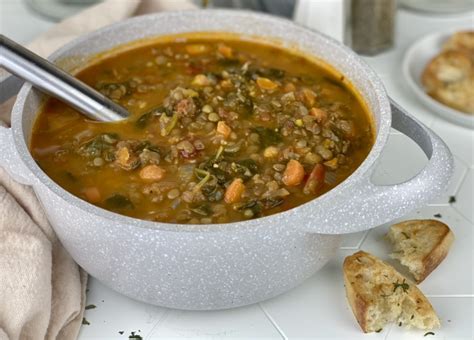 Hearty Lentil Soup Heather Mangieri Nutrition