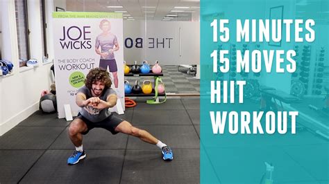 Minutes Exercises Hiit Workout The Body Coach Joe Wicks