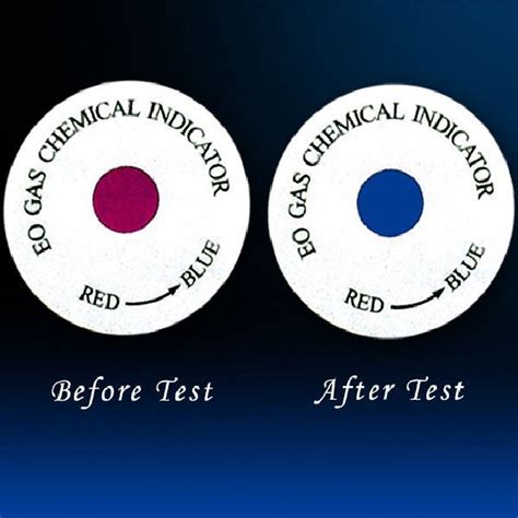 China Customized EO Ethylene Oxide Indicator Sticker For Sterilization