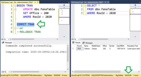 Cómo funciona READ COMMITED en SQL Server DATOPTIM