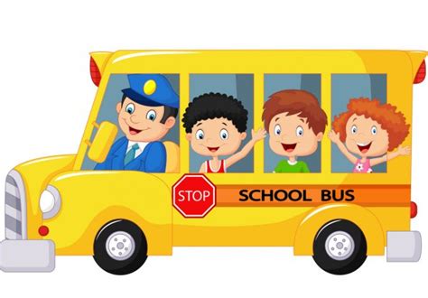 ᐈ Bus escolar dibujo imágenes de stock animado school bus descargar