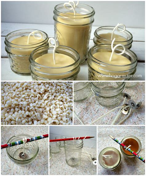 DIY COMO HACER VELAS DE CERA DE ABEJA Hogar Mujer Velas De Cera De