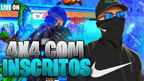 FREE FIRE AO VIVO X4 DOS CRIA AO VIVO FF LIVE YouTube
