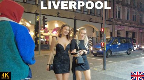 LIVERPOOL CITY ENGLAND NIGHTLIFE WALK BUSY SATURDAY NIGHT YouTube