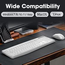 Koorui Wireless Keyboard And Mouse Combos G Usb Silent Keystrokes