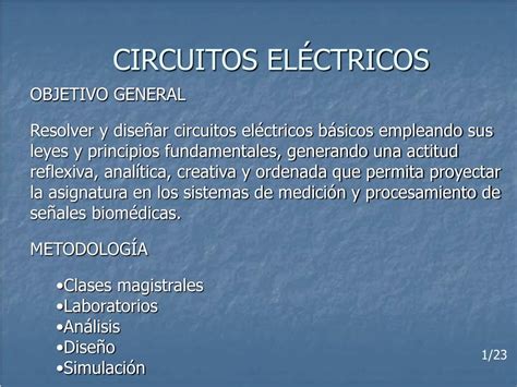 PPT CIRCUITOS ELÉCTRICOS PowerPoint Presentation free download ID