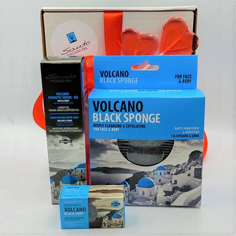 Santo Volcano Spa Walentynki Zestaw kosmetyków do pielęgnacji 3 szt
