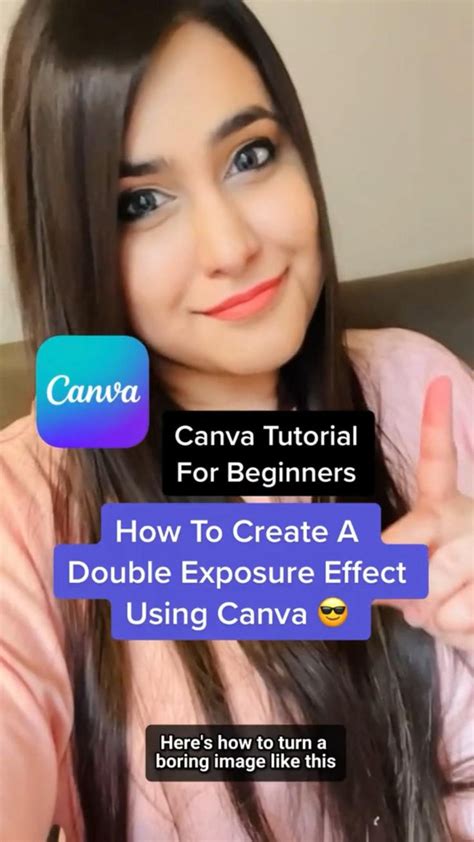 Canva Tutorial For Beginners How To Create A Double Exposure Effect On