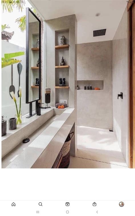 The Bathroom Is Clean And Ready To Be Used As A Bathtub Or Shower Area