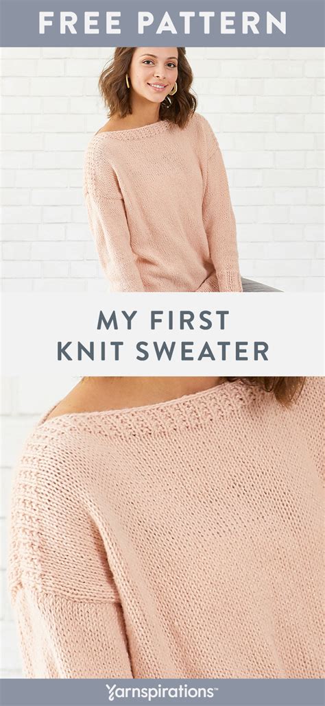 Easy Knit Sweater Pattern Free Includes Free Printable Knitting