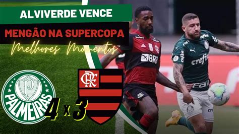 EM JOGO ÉPICO DE SETE GOLS O PALMEIRAS VENCE O FLAMENGO Assista Agora