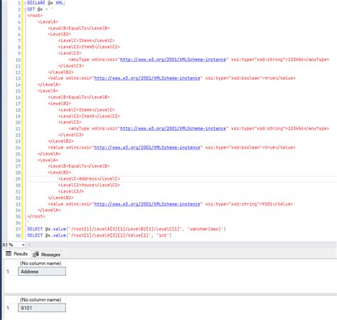 xquery fetch xml value from sql server using xpath based on condition stack overflow