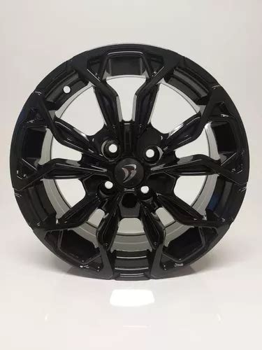 Rodas Brw Chevrolet Onix Celta Aro X Jogo Bicos Cor Preto