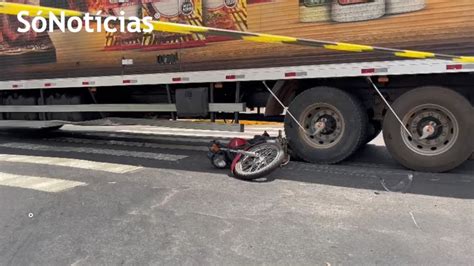 Acidente Entre Moto E Caminh O Deixa Um Morto No Centro De Sinop S