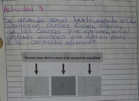 Actividad 3 De Acuerdo Con El Texto Escribe En Tu Cuaderno Cuales