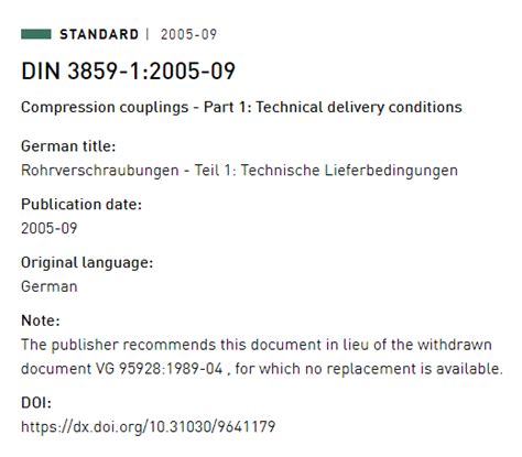 DIN 3859 1 Standard PDF Daim Ntawv Paub Yuyao Jiayuan Hydraulic